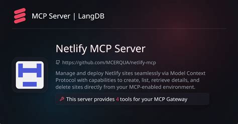 Netlify Mcp Server Langdb
