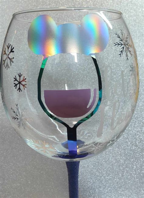 Frozen Elsa Inspired Gin Glass Etsy