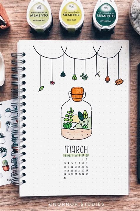Bullet Journal March Portadas Para Libretas Portada De Cuaderno De
