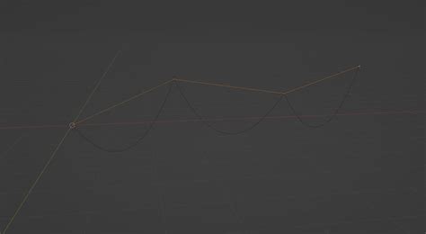 offsetting a 3d bezier curve on the xy plane in geometry nodes