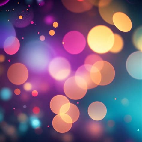Premium Ai Image A Vibrant Abstract Landscape Of Blue And White Bokeh