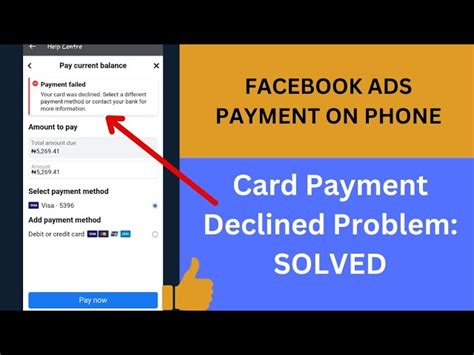 Facebook Ads Manager Payment Method Declined Cách Khắc Phục Nhanh Chóng