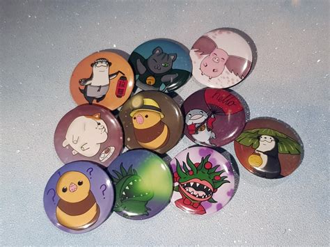Ffxiv Minion Face Button Badges Ringa Odder Otter Porxie Namazu