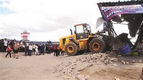 Blitz Razes Illegal Structures Zimbabwe Situation
