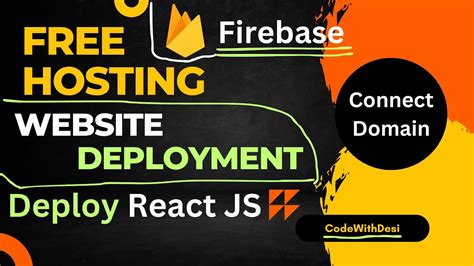 host your website and reactjs apps using free firebase hosting youtube
