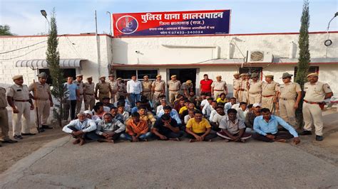 Jhalawar News Police Raid Around 300 History Sheeters Arrested