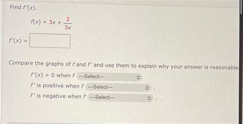Solved Find F X F X X Xf X Compare The Graphs Of F Chegg Com