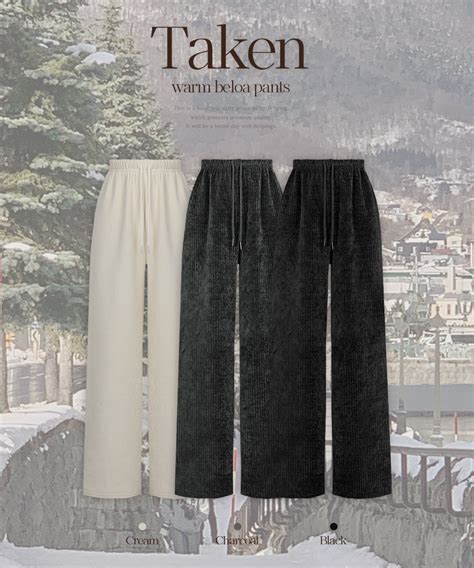 핫핑 삿포로☃️ 극강의부드러움☁️24시간깔끔핏 Made 테이큰 벨로아 골지 밴딩 와이드 팬츠 44~110 빅사이즈팬츠 벨벳팬츠 벨로아팬츠 골지팬츠 겨울팬츠 밴딩팬츠