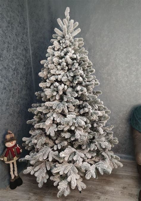 Ялинка штучна Sgb засніжена Ковалівська віп 2 1 м з напиленням • Краща ціна в Києві Україні