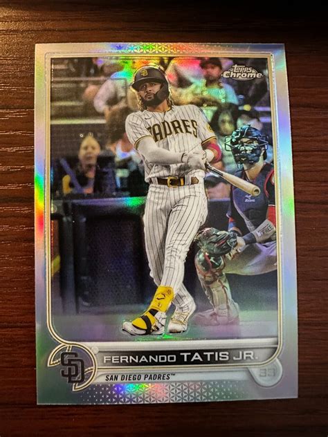 2022 Topps Chrome Fernando Tatis Jr Refractor 150 San Diego Padres Ebay