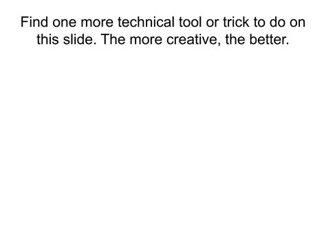 Powerpoint Exercises Ppt