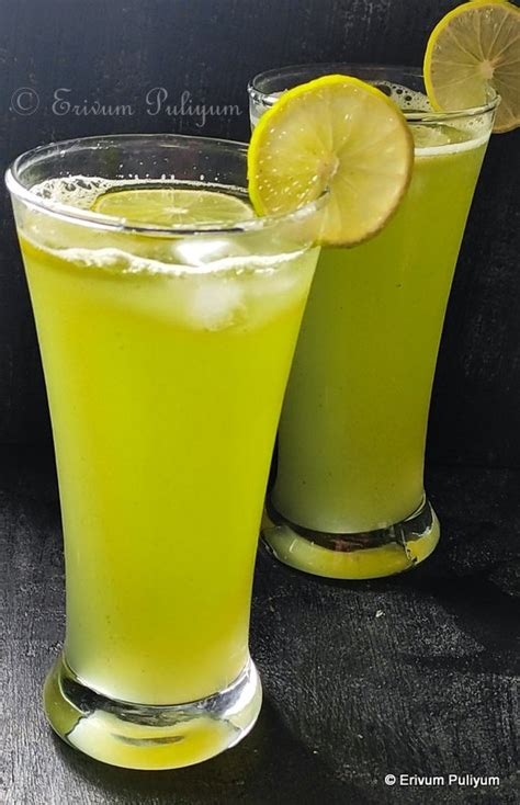 Erivum Puliyum Mint Ginger Lemonade Adrak Pudina Nimbu Sharbat