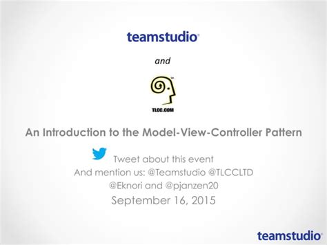 An Introduction To The Model View Controller Pattern