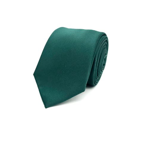 עניבה חלקה ירוקה Signal