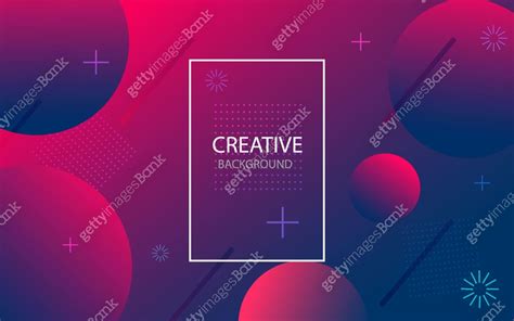 Abstract Background With Geometric Gradient Circle Design Abstract Pattern With Color Circles