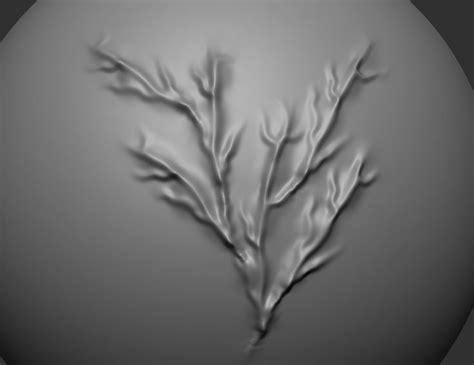 Artstation Vein Brush Brushes Zbrush Veins Brush