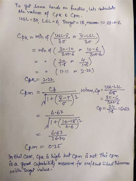 Taguchi Capability Measure Cpm We Ask And You Answer The Best Answer Wins Benchmark Six