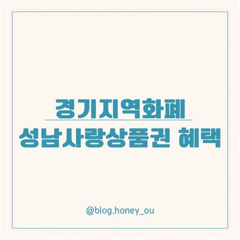 지역상품권 성남사랑상품권 구매 가맹점 사용처 할인율 혜택 및 체크카드 발급방법 네이버 블로그