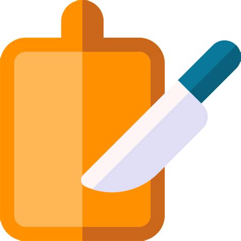 Cutting Board Basic Rounded Flat Icon