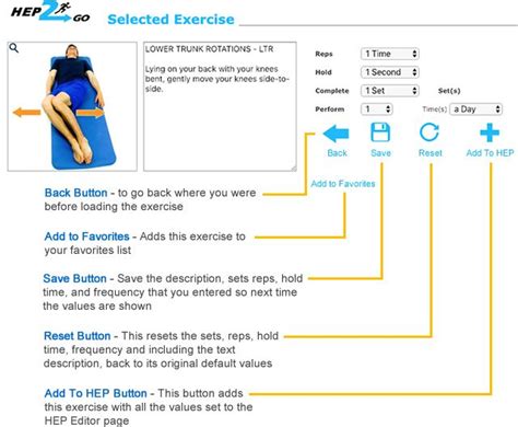 Hep2go Build A Hep For Free Home Exercise Program Workout Programs