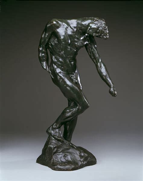 A Statue Of A Man With His Arms Outstretched