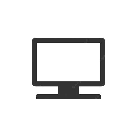 Premium Vector Monitor Logo Vector Illustration