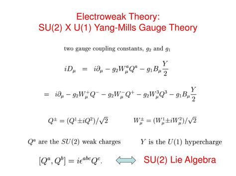 Ppt The Standard Model Of Electroweak Physics Powerpoint Presentation