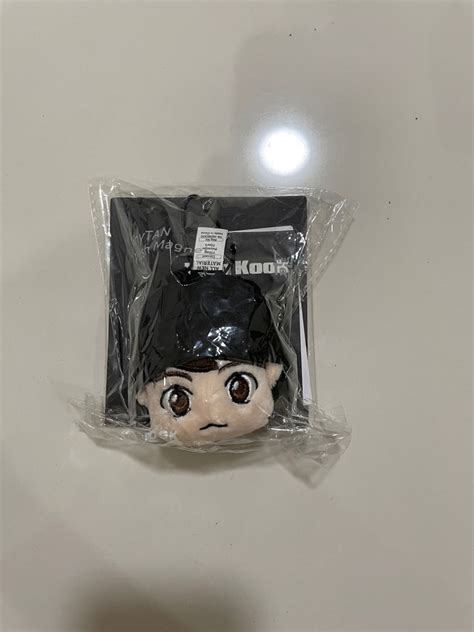BTS Tiny Tan Jungkook Plush Magnet Hobbies Toys Memorabilia