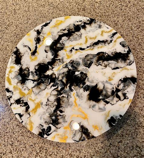 24 Inch Lazy Susan 24 Inch Black And Gold Lazy Susan 24 Inch