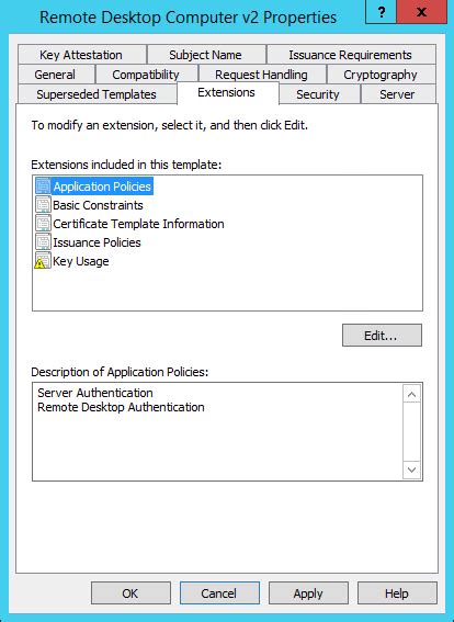 rdp client version configuring remote desktop certificates for os x images