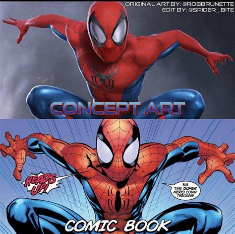 Spider Man Comic Concept Art