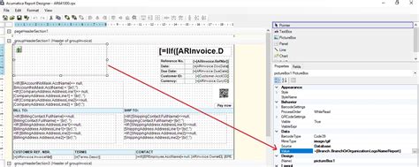 Embed An Image Based On Condition In Myob Acumatica Report Designer