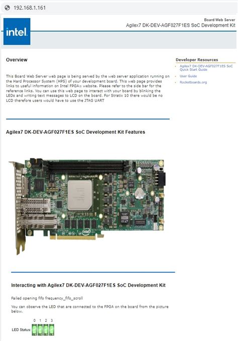 Gsrd For Agilex 7 F Series Fpga Devkit 2x F Tile Documentation