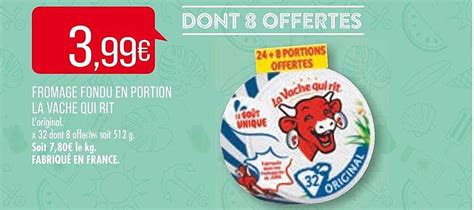 Promo Fromage Fondu En Portion La Vache Qui Rit Chez Match ICatalogue Fr