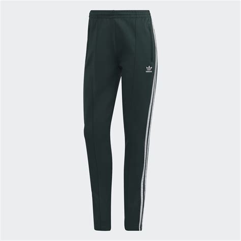 Adidas Originals Primeblue Sst Tracksuit Bottoms Mineral Green Womens