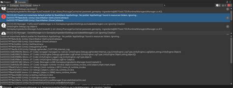 boatattack appsettings no prefab appsettings found in resources