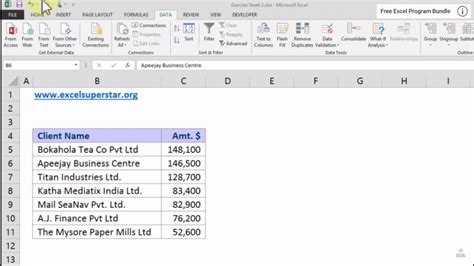 How To Sort Data A To Z Alphabetically In Excel Excel In Hindi