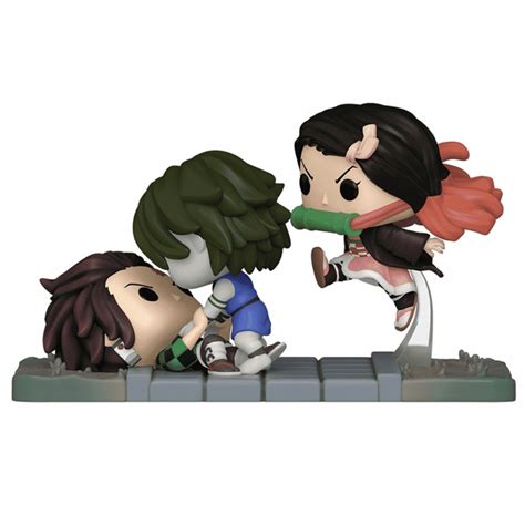 Funko Pop Moment Demon Slayer Kimetsu No Yaiba Tanjiro And Nezuko Vs