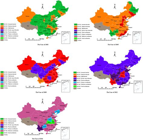 The Spatial Distribution Of Regional Coupling Coordination Degree