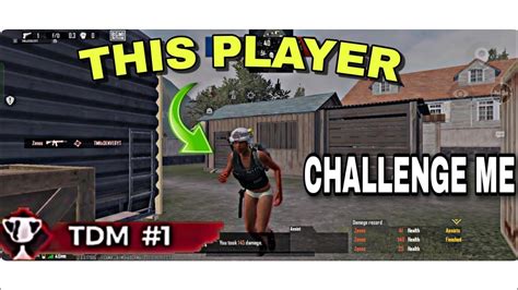 1v1 With Strong Tdm Player Challenge Me 😲 Youtube