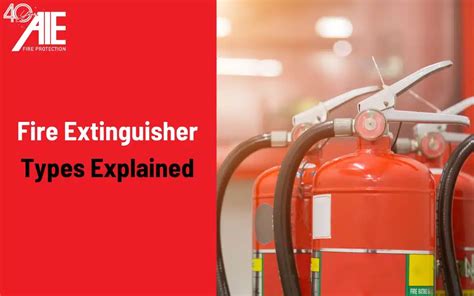 Fire Extinguisher Types Explained Selecting The Best Option