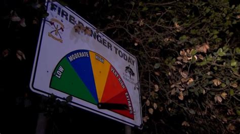 Santa Ana Winds Bring Red Flag Warning For Southern California Nbc
