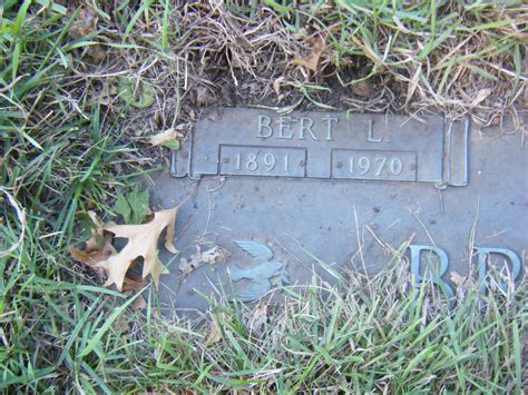 Bert Leroy Brown 1891 1970 Find A Grave Memorial