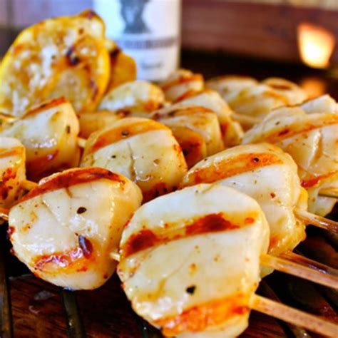 Grilled Scallop Skewers Stubbs Bbq