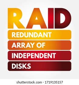 Raid Redundant Array Independent Disks Data Stock Vector Royalty Free Shutterstock