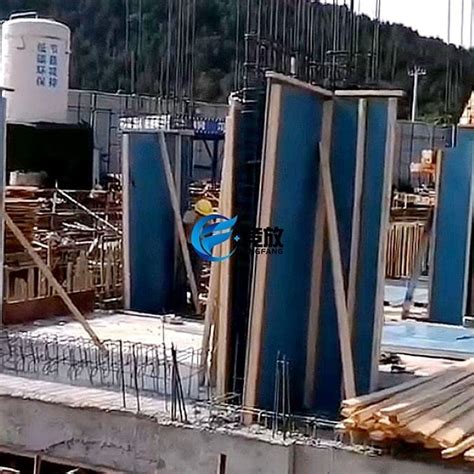 New Project Using Blue Plastic Formwork Sheets Reuse 50 Times Will