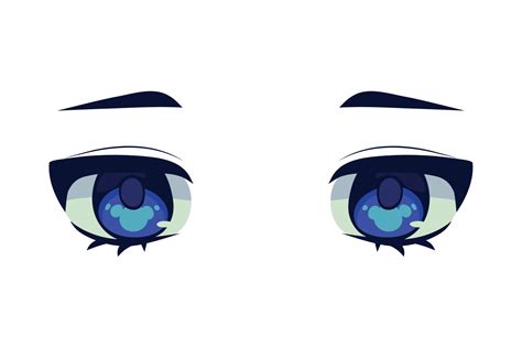 Anime Eyes Closeup 11484430 Vector Art At Vecteezy