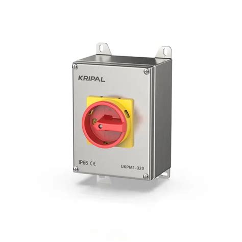 Stainless Box 20a Disconnector Switch 3 Phase On Off Switch 4 Pole