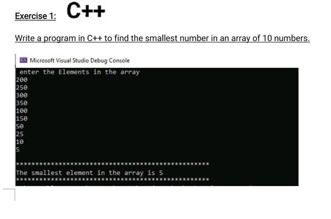 Solved Exercise 1 C Write A Program In C To Find The