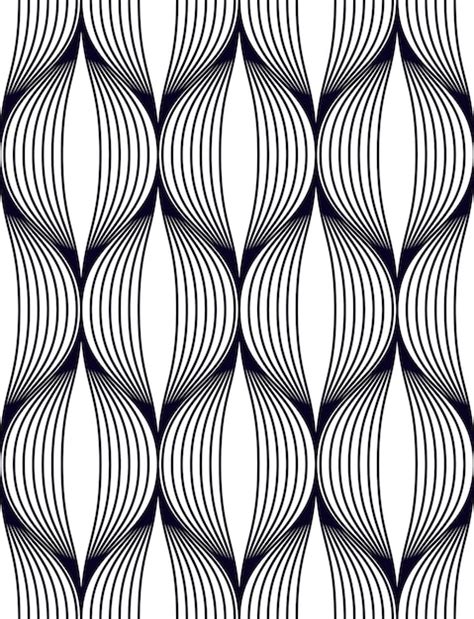 Premium Vector Abstract Lines Geometric Seamless Pattern Vector
